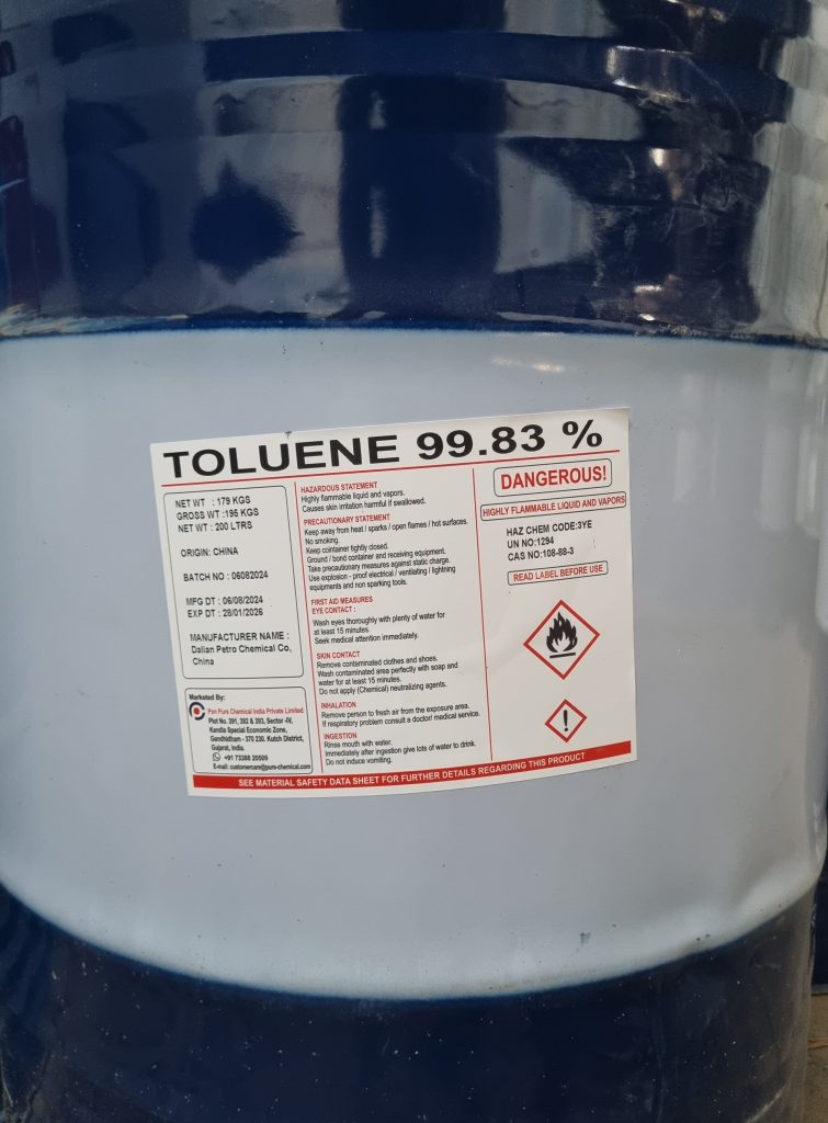 Toluene Pantel Chemicals Ltd