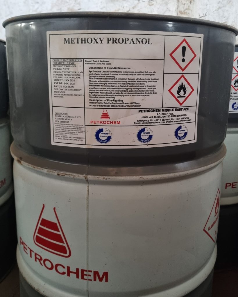 METHOXY PROPANOL - Pantel Chemicals LTD
